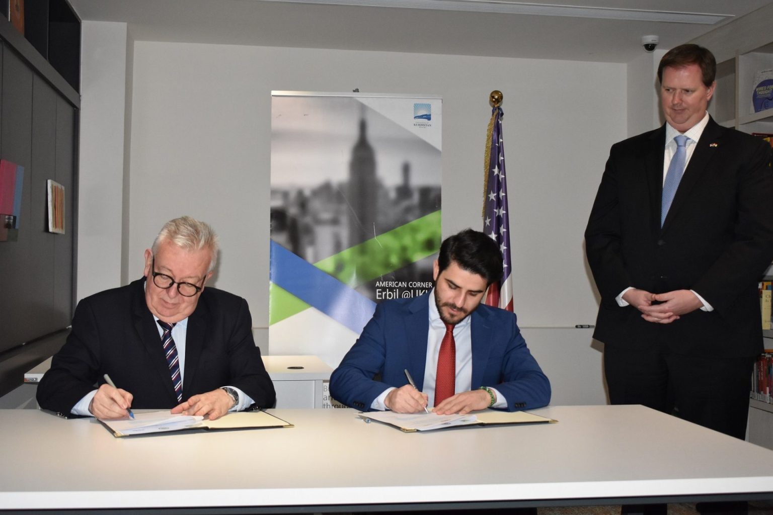 American Corner in Erbil and WEDO Sign MOU – University of Kurdistan Hewlêr
