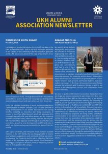 First Edition of UKH Alumni Newsletter is Released – University of Kurdistan Hewlêr