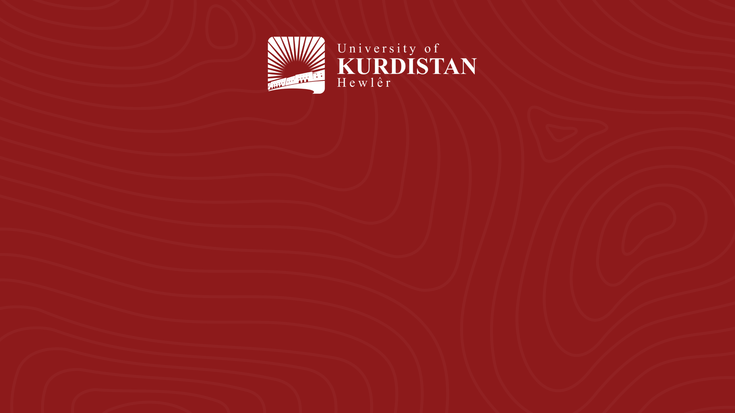 University of Kurdistan Hewlêr – To register for the conference, please ...